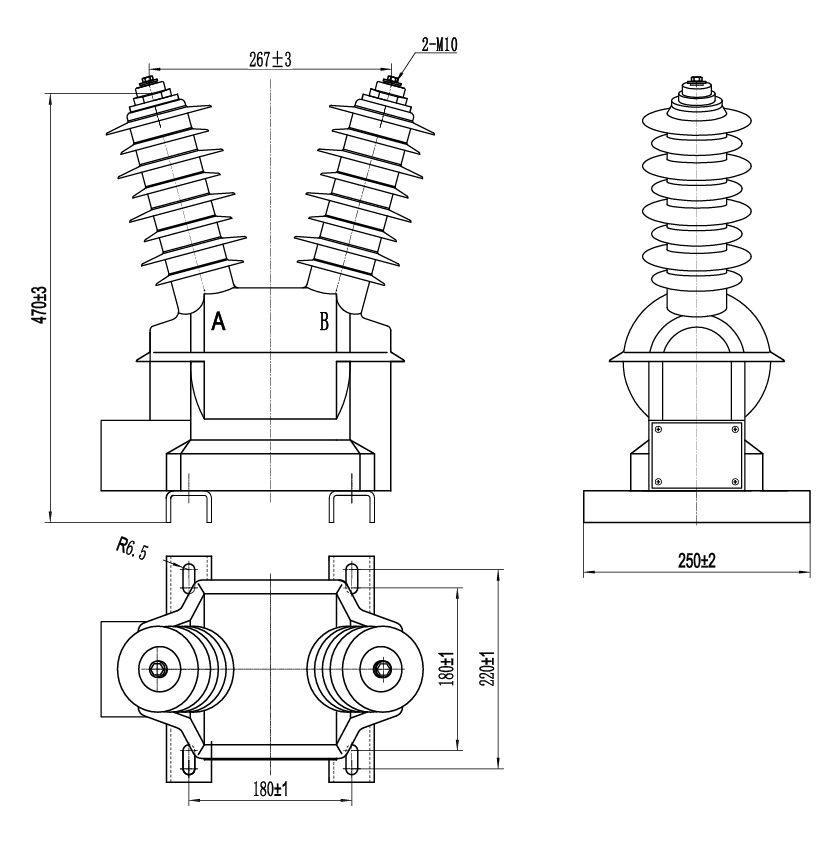 JDZW-10R、6R型电压互感器 - 10kV互感器 - 北京恒源利通